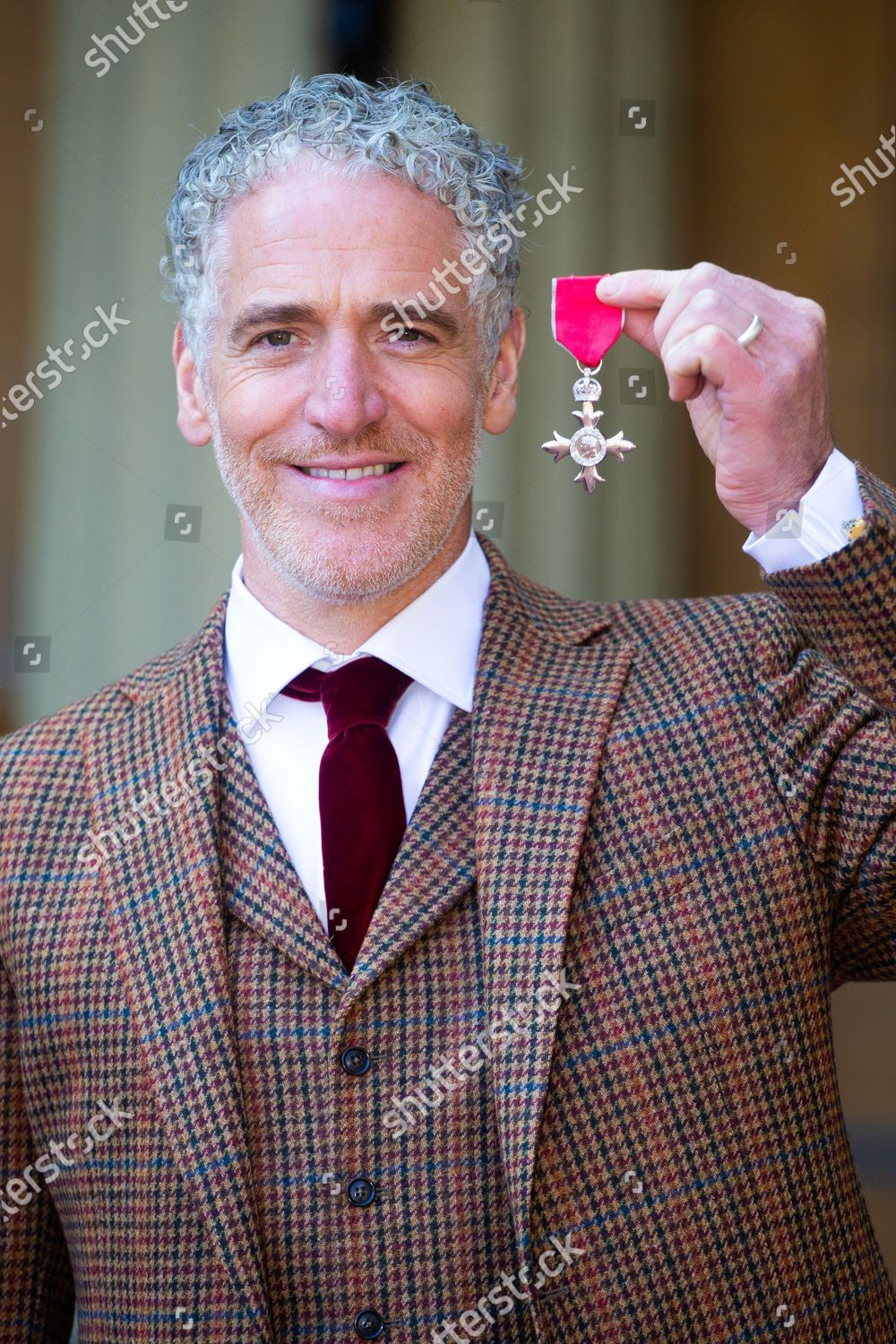 Gordon Buchanan Proudly Displays His Mbe Editorial Stock Photo - Stock ...