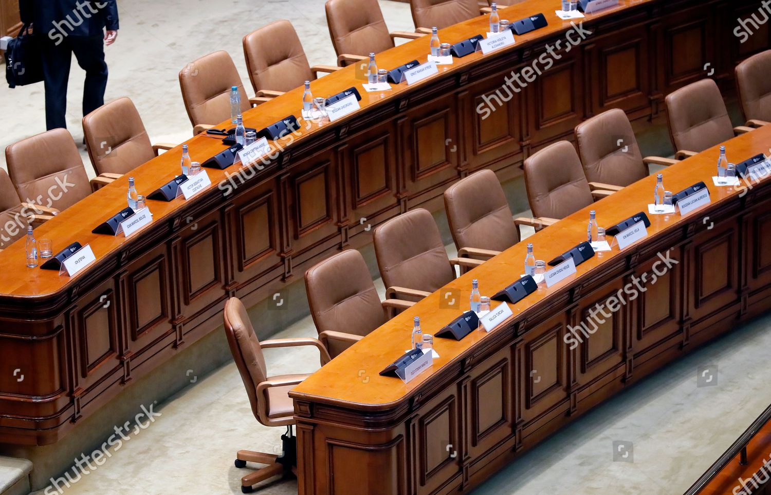 Chairs Where Members Florin Catu Newly Editorial Stock Photo - Stock ...