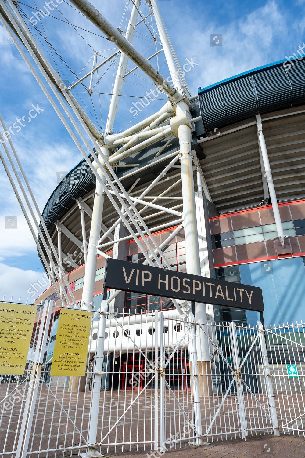 General View Outside Locked Principality Stadium Editorial Stock Photo ...