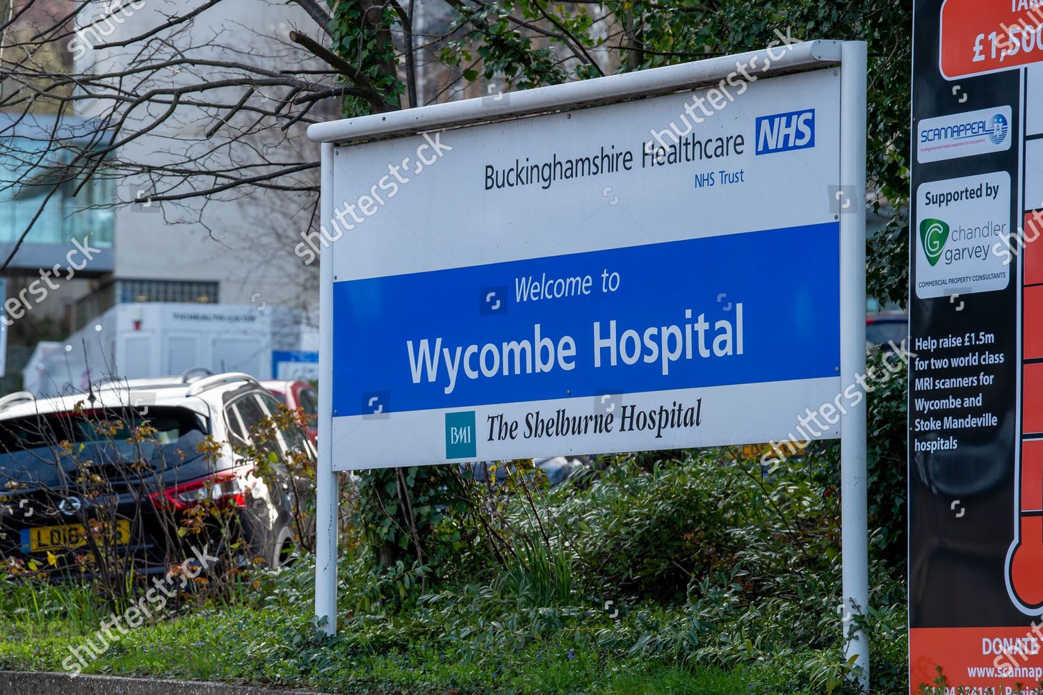 Sign Main Entrance Wycombe Hospital High Editorial Stock Photo - Stock ...