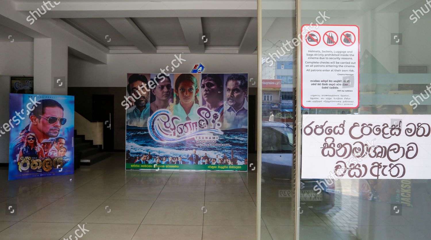 Notice Displayed Sinhala Stating Closed On Editorial Stock Photo ...