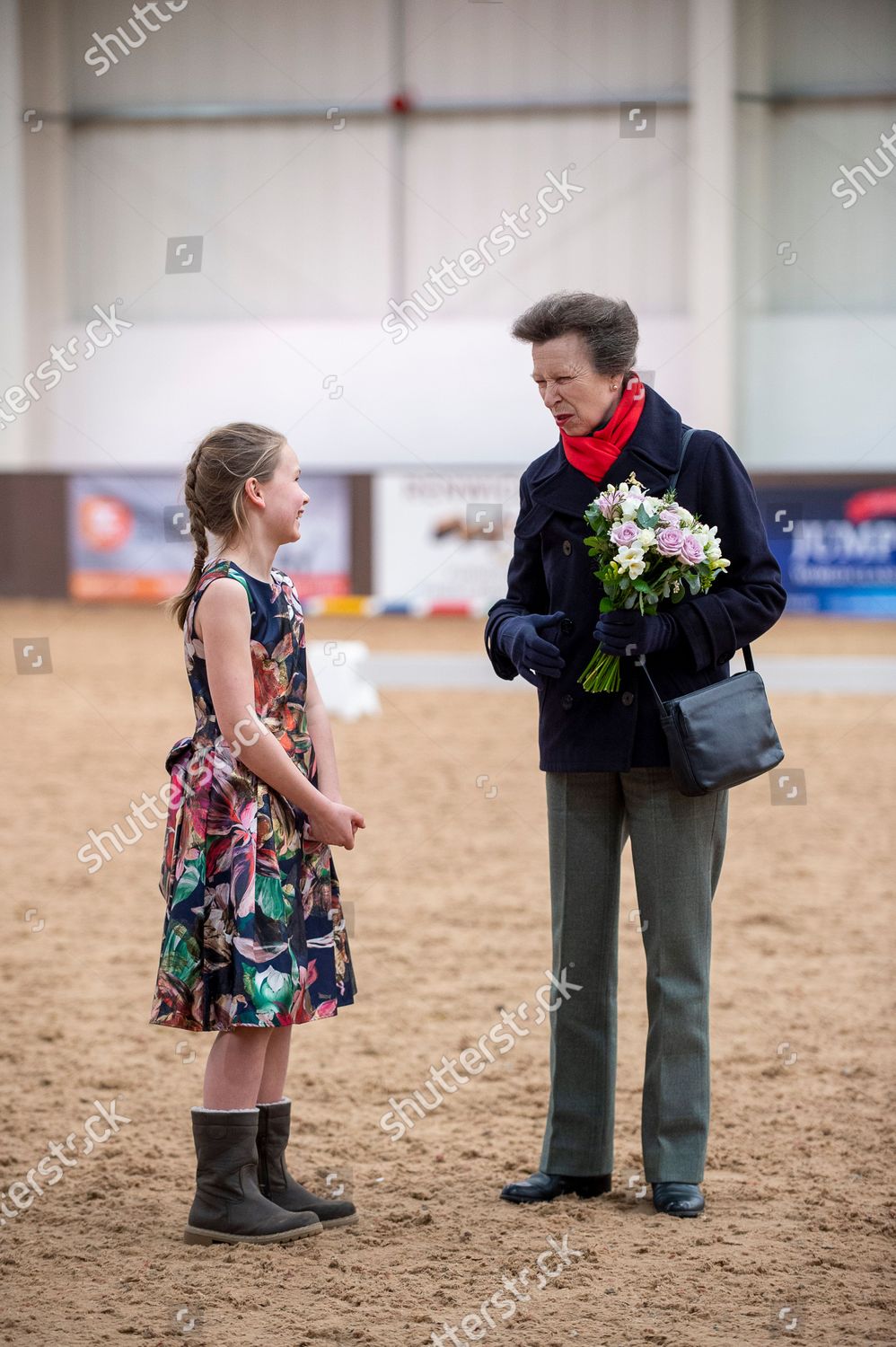 Her Royal Highness Princess Anne Presented Editorial Stock Photo ...