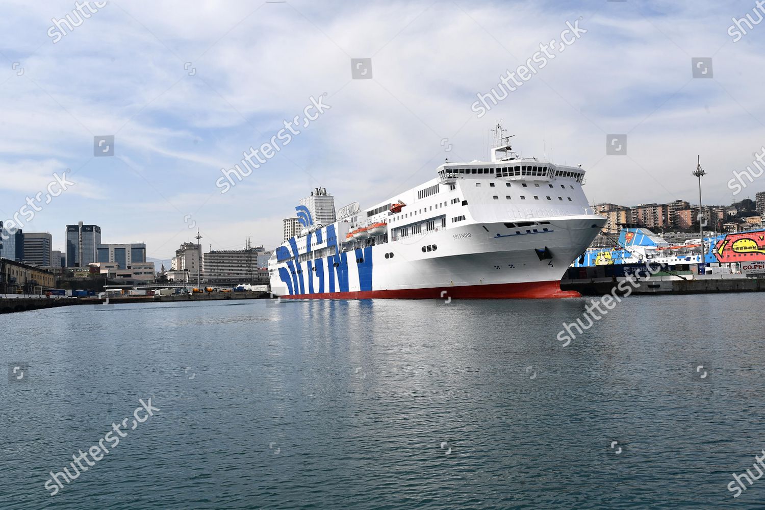 Gnv Splendid Ferry Transformed Into Hospital Editorial Stock Photo ...
