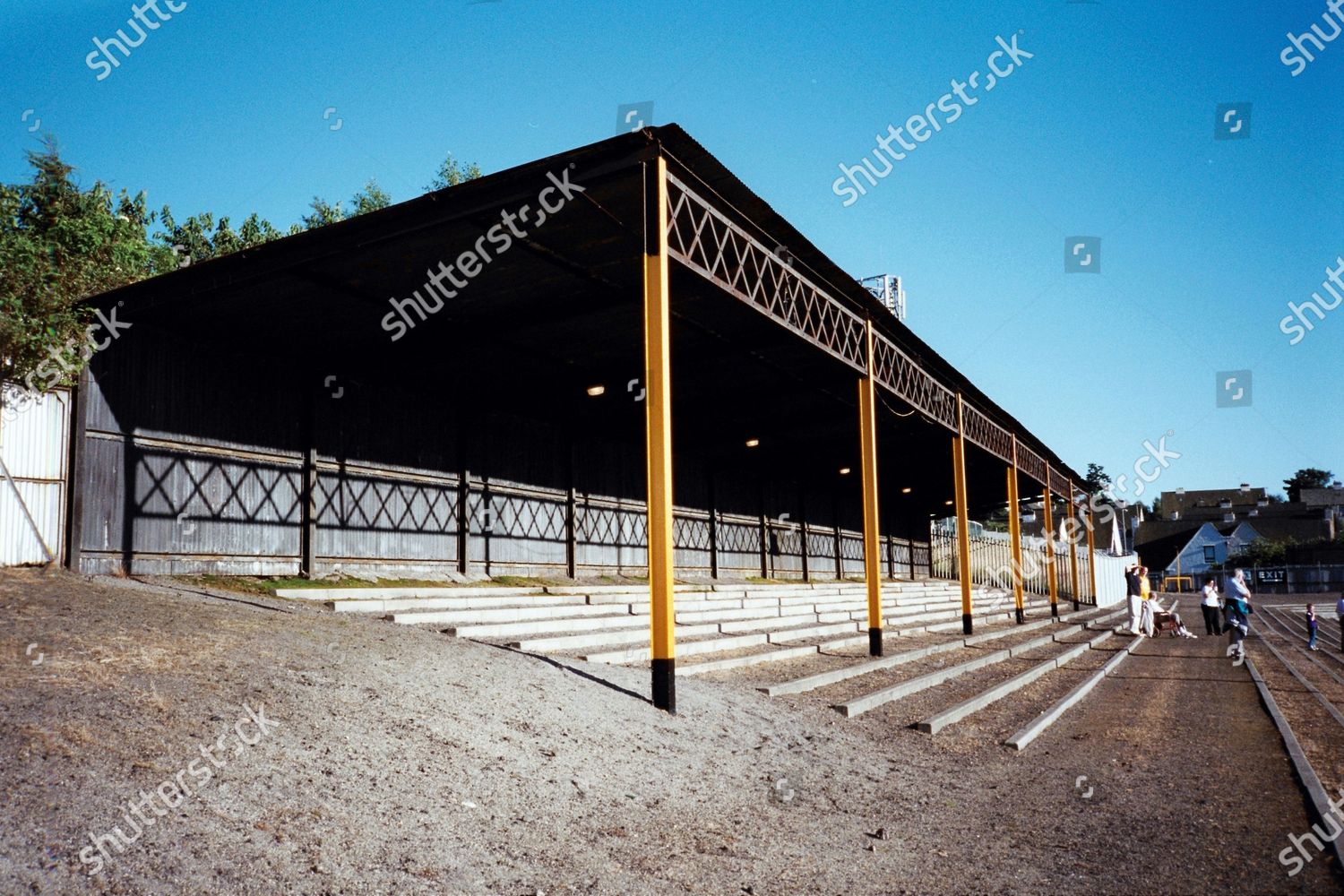 Covered Terracing Alloa Athletic Fc Football Editorial Stock Photo ...