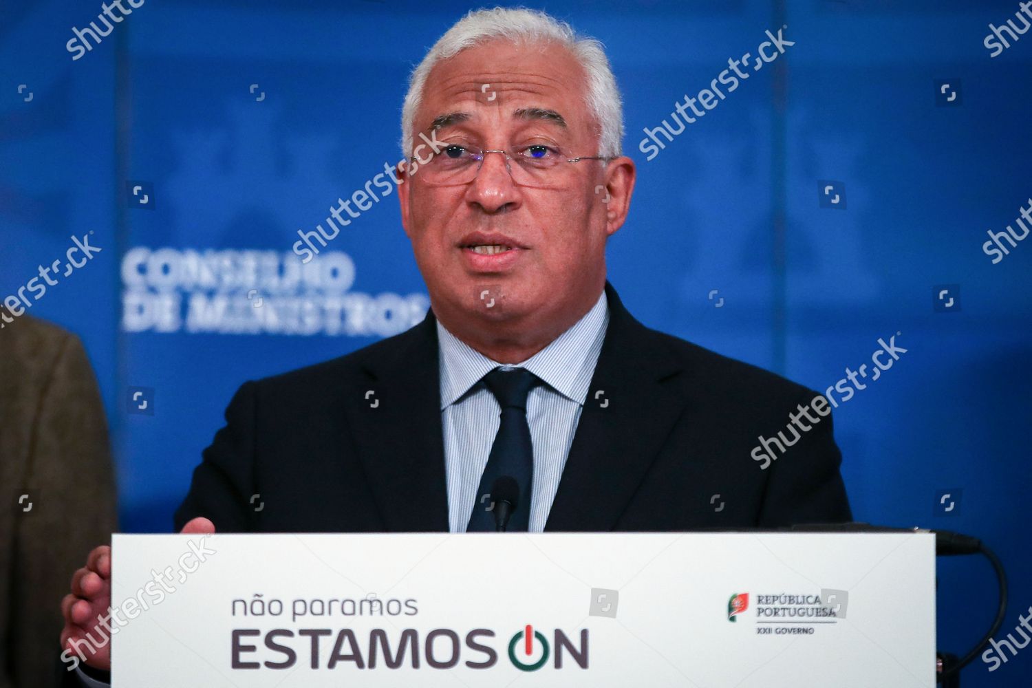 Portugals Prime Minister Antonio Costa During Editorial Stock Photo ...
