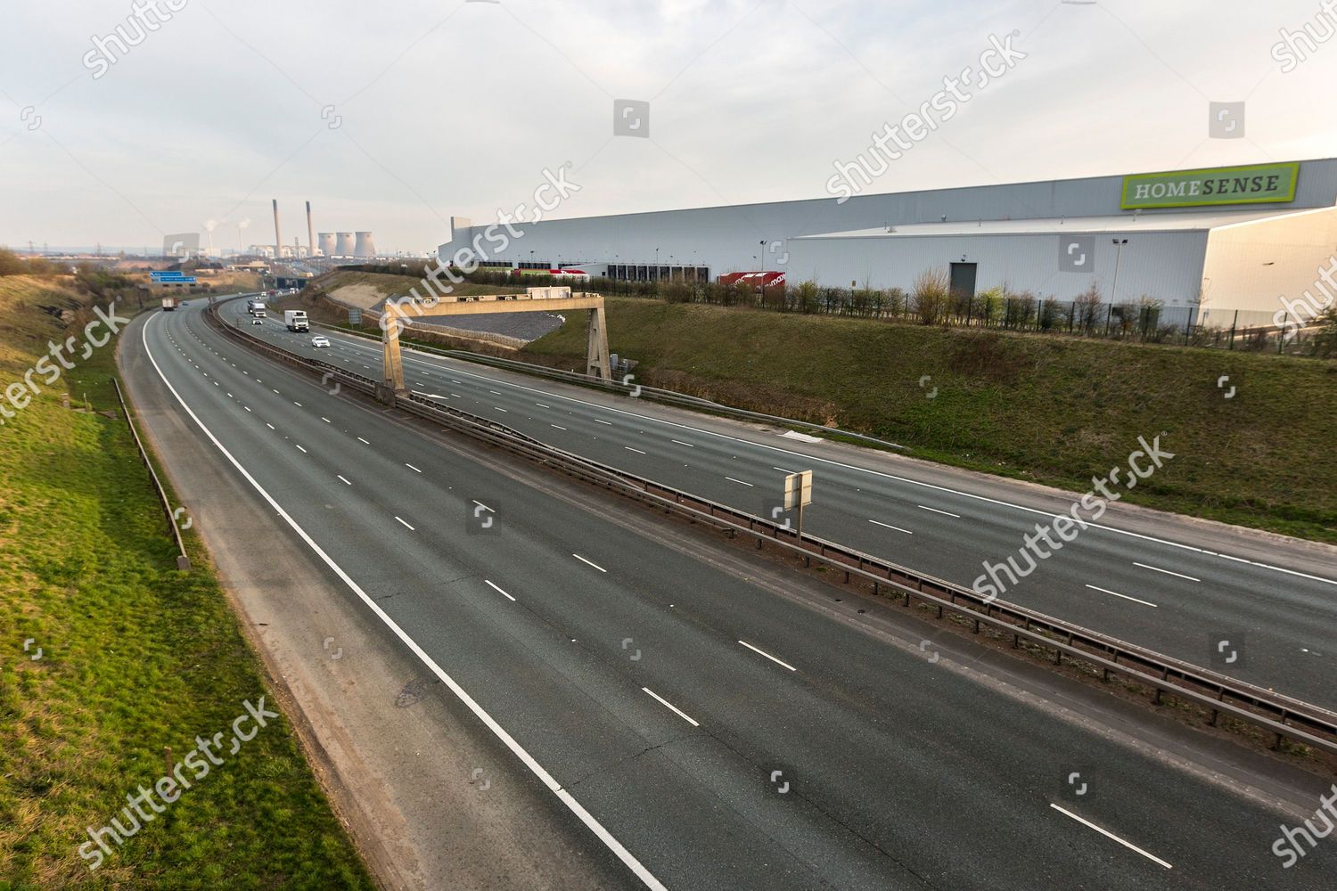 A1 Motorway Near Ferrybridge Yorkshire Much Editorial Stock Photo ...