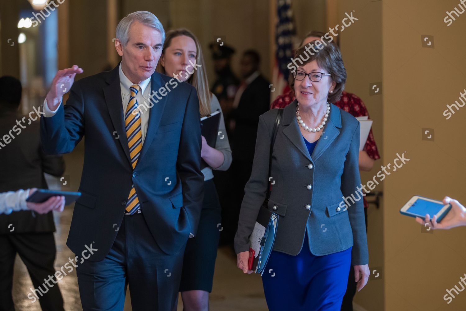 Republican Senator Ohio Robert Portman L Editorial Stock Photo - Stock ...