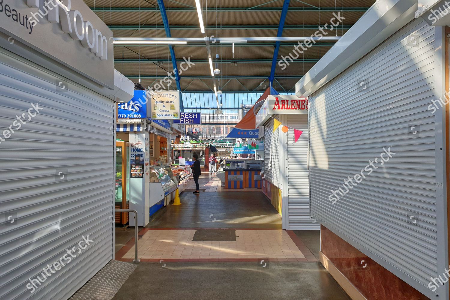 Empty Indoor Market City Centre Swansea Editorial Stock Photo - Stock ...