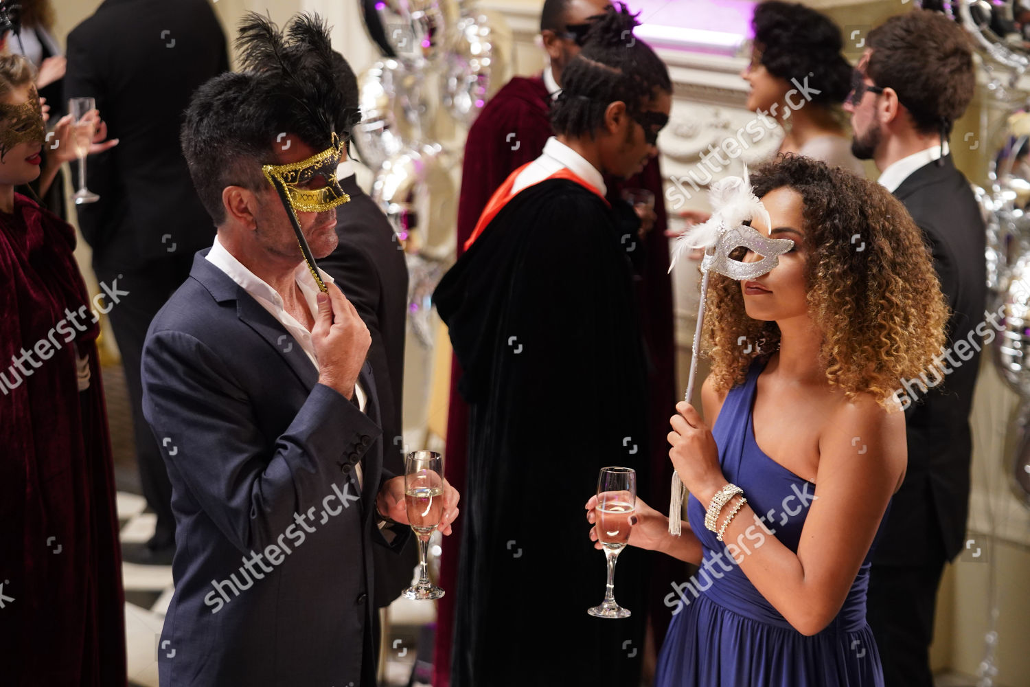 Men Brown Simon Cowell Amber Gill Editorial Stock Photo - Stock Image ...