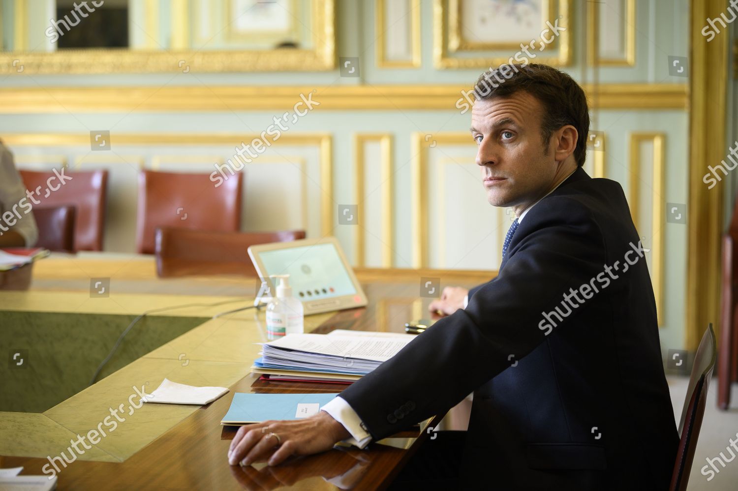 French President Emmanuel Macron Alice Rufo Editorial Stock Photo ... French President Emmanuel Macron Alice Rufo Editorial Stock Photo ...