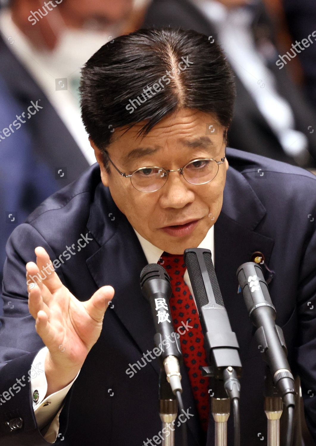 Japanese Health Minister Katsunobu Kato Answers Editorial Stock Photo ...