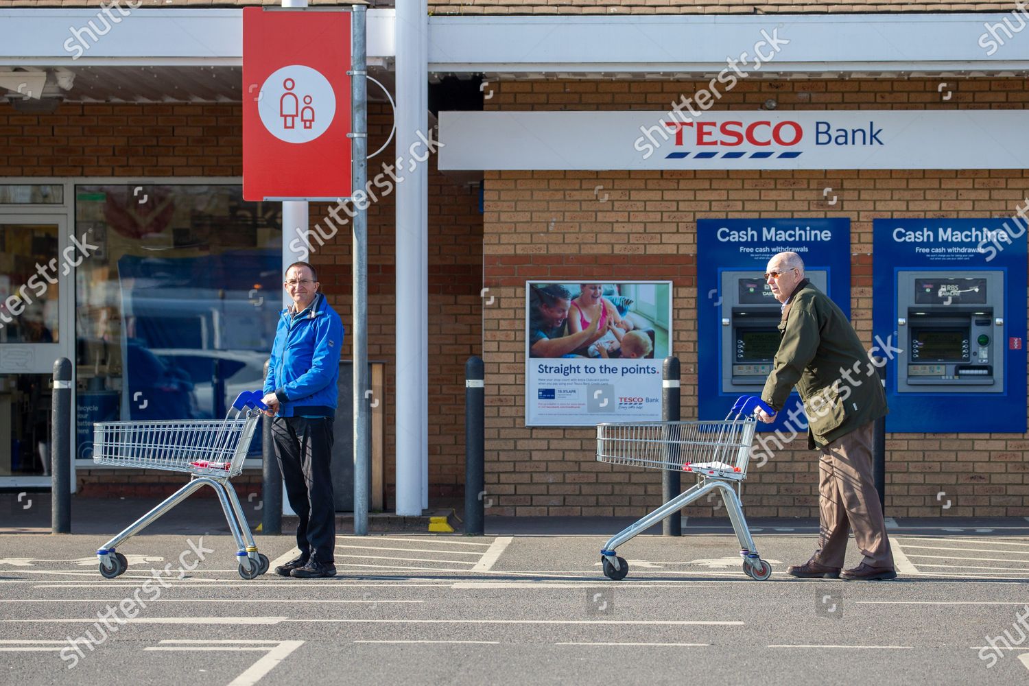 People Keeping Their Distance They Queue Editorial Stock Photo - Stock ...