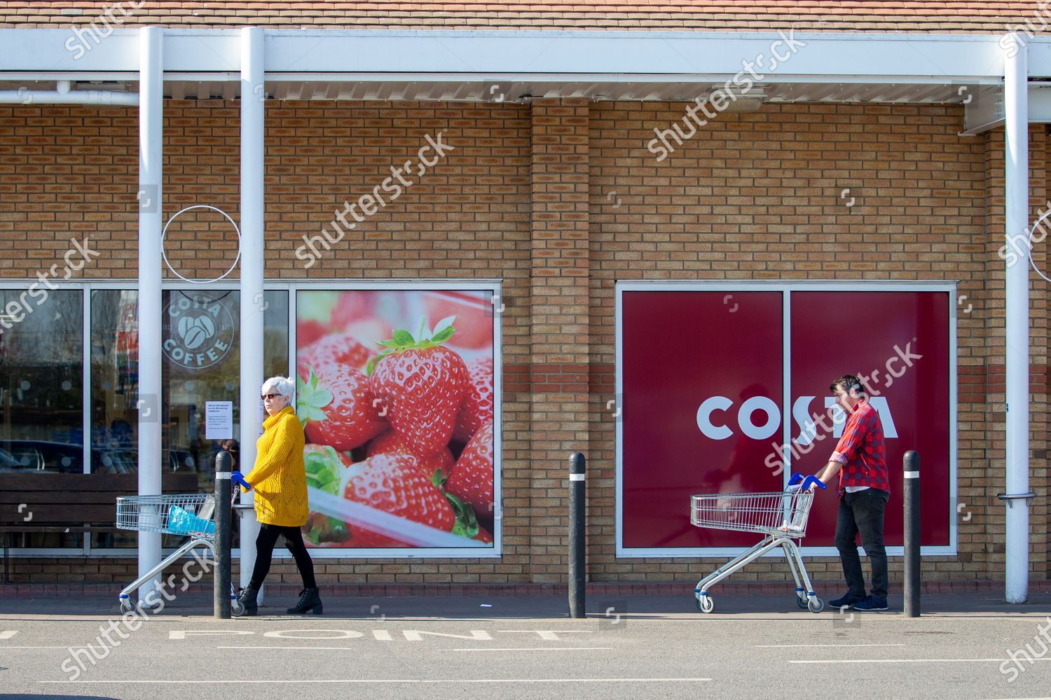 People Keeping Their Distance They Queue Editorial Stock Photo - Stock ...