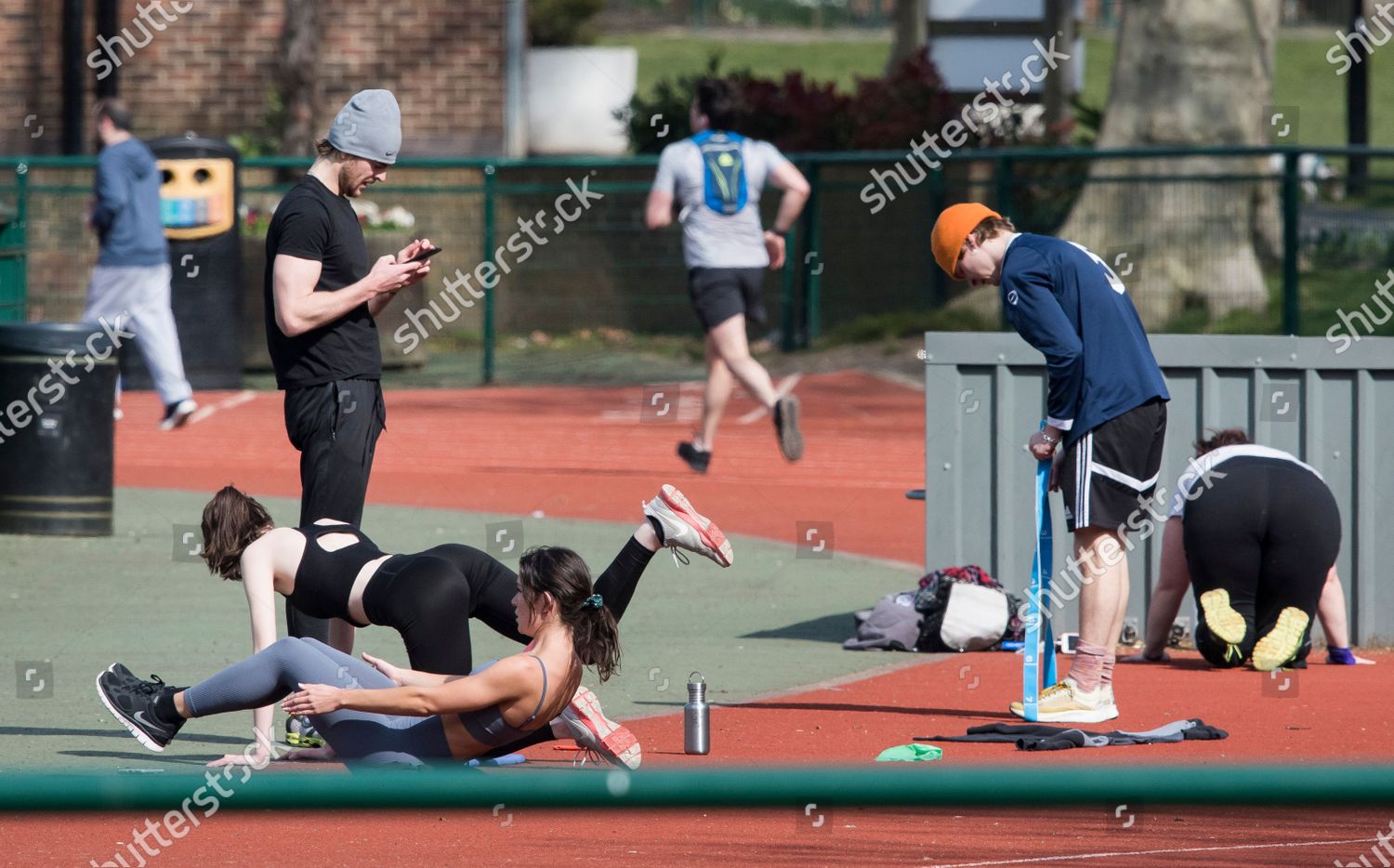 Members Public Exercising Paddington Recreation Ground Editorial Stock ...