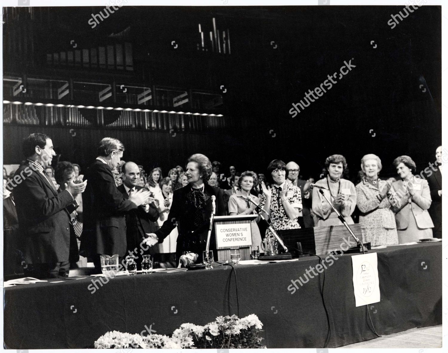 Margaret Thatcher Prime Minster 1982 Mrs Editorial Stock Photo - Stock ...