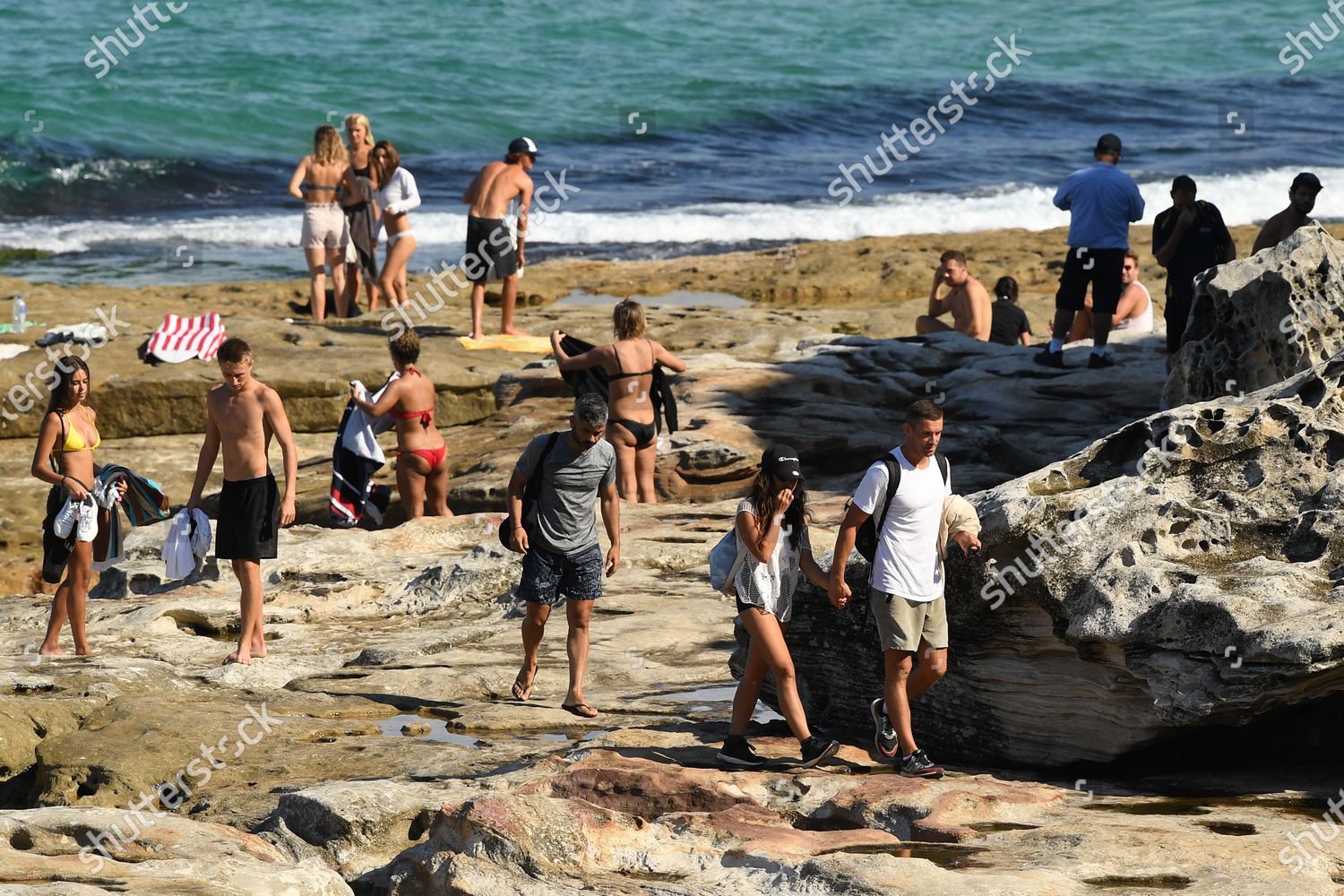Sunbakers Gather Their Belonging After Being Editorial Stock Photo ...