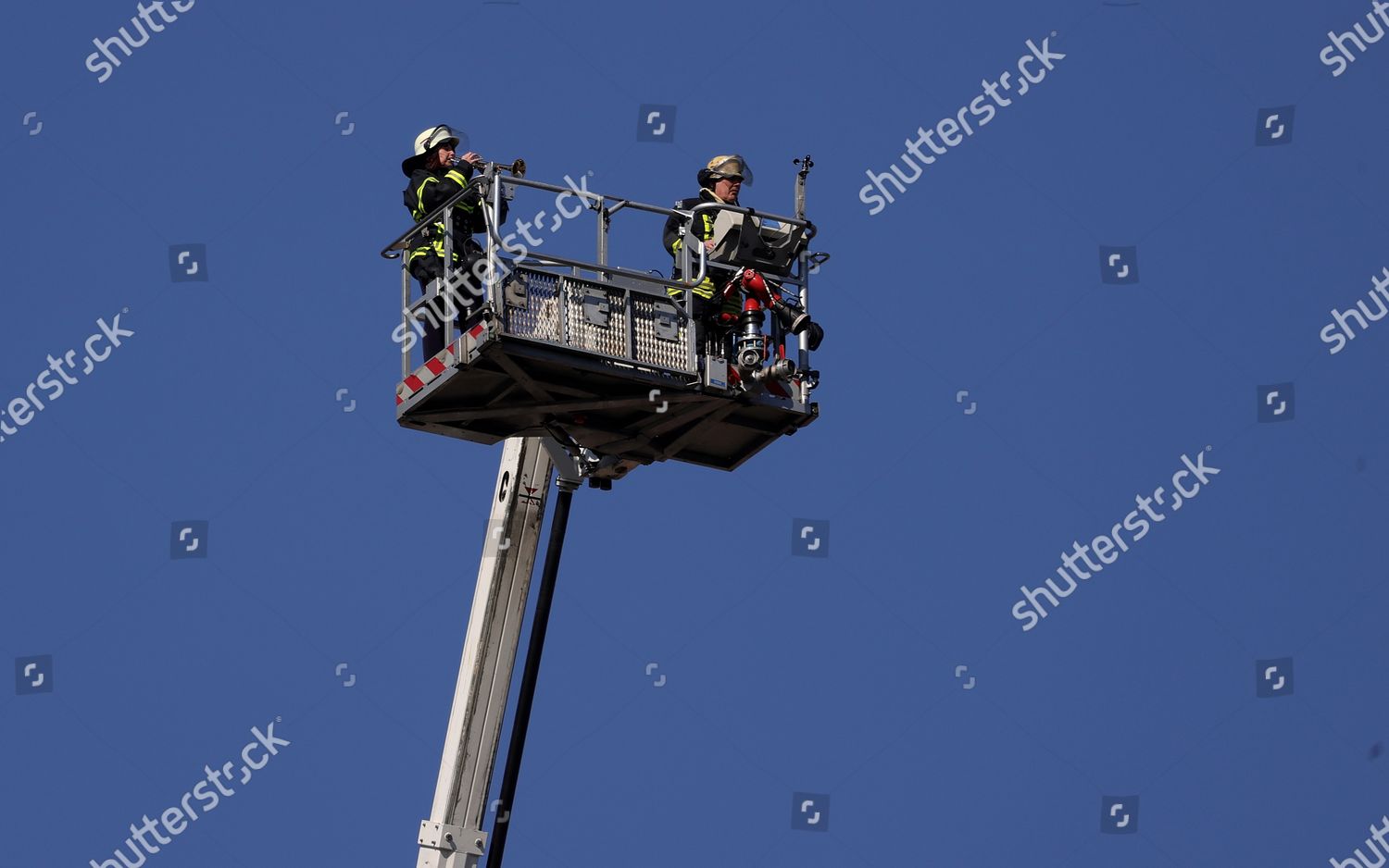 Firefighter Trumpets Ode Joy By Ludwig Editorial Stock Photo - Stock ...