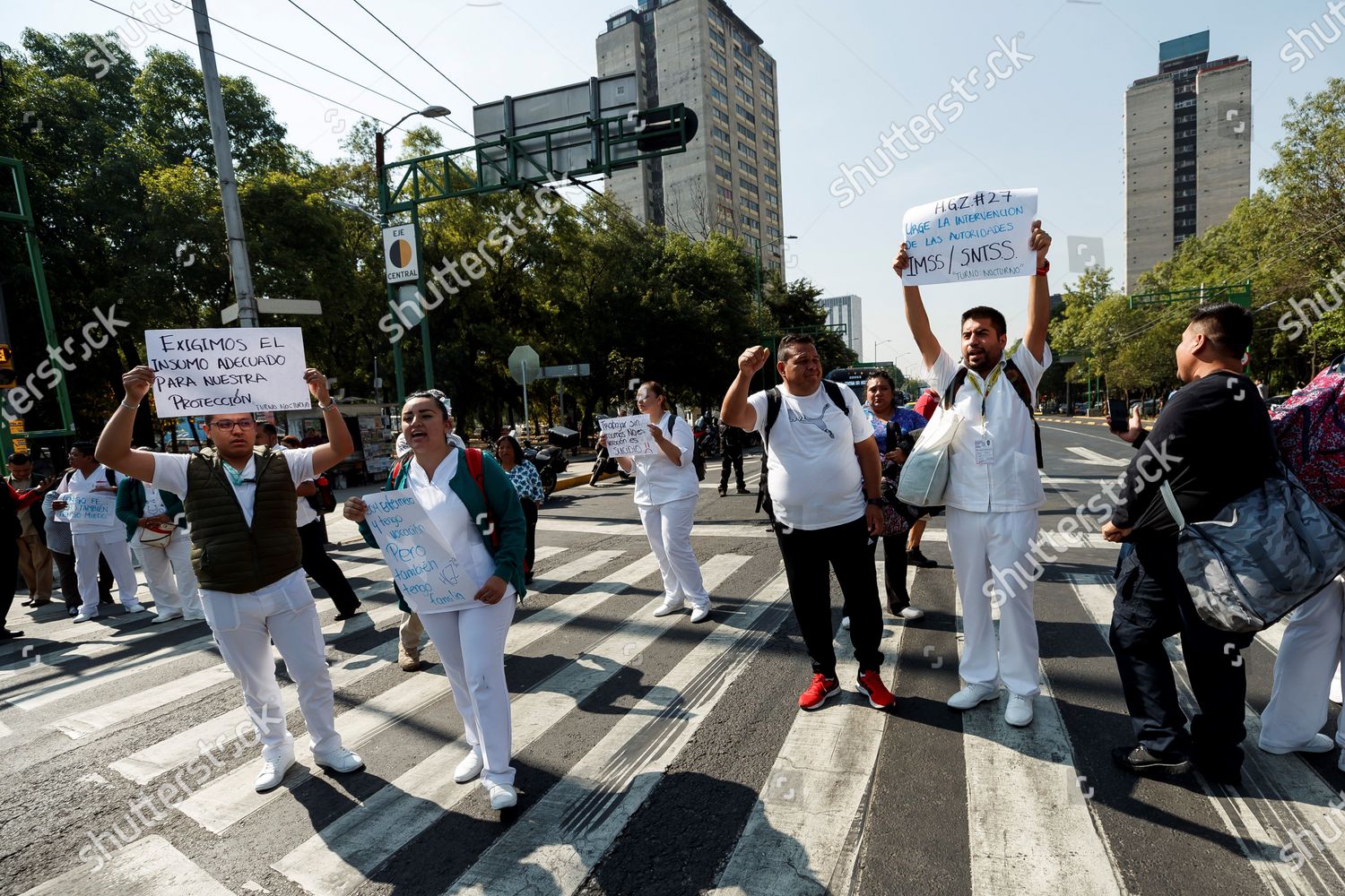 Employees Mexican Insitute Social Secure Imss Foto stock editorial ...