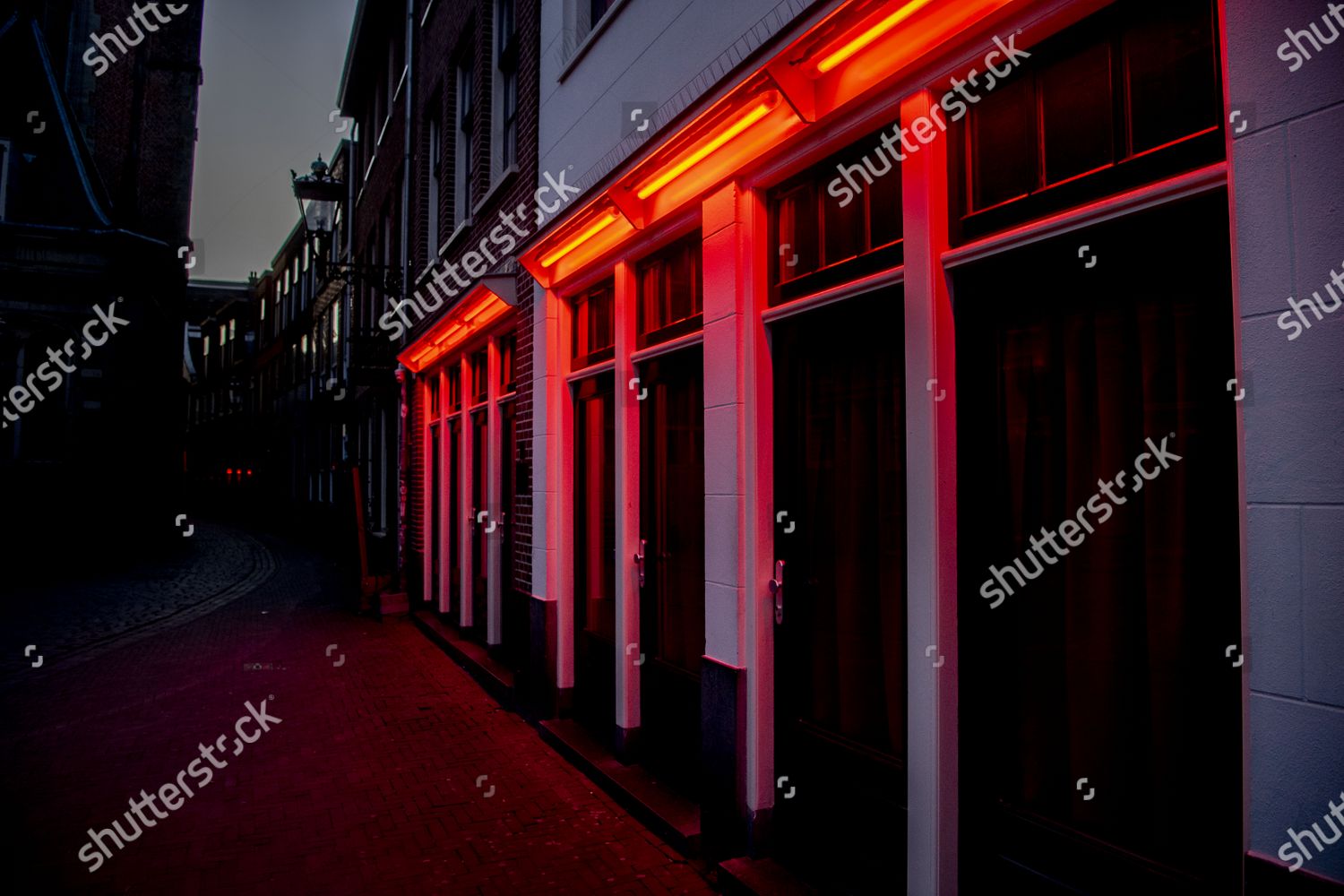 World Famous Red Light District Closed Editorial Stock Photo - Stock ...