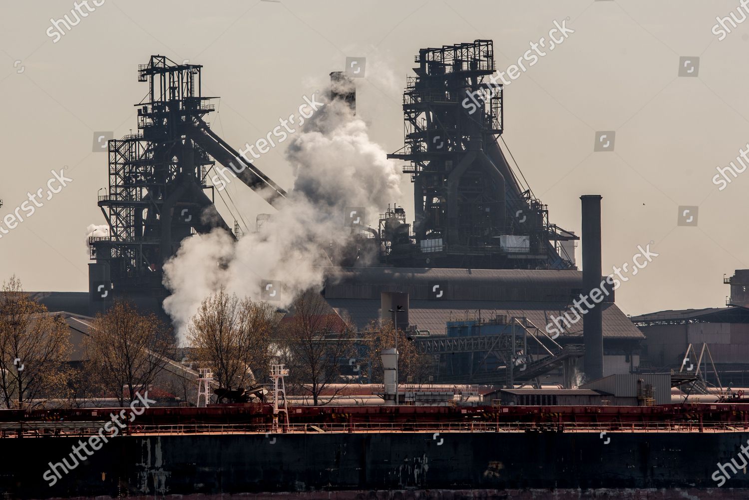 General View Arcelormittal Port Ghent Arcelormittal Editorial Stock ...