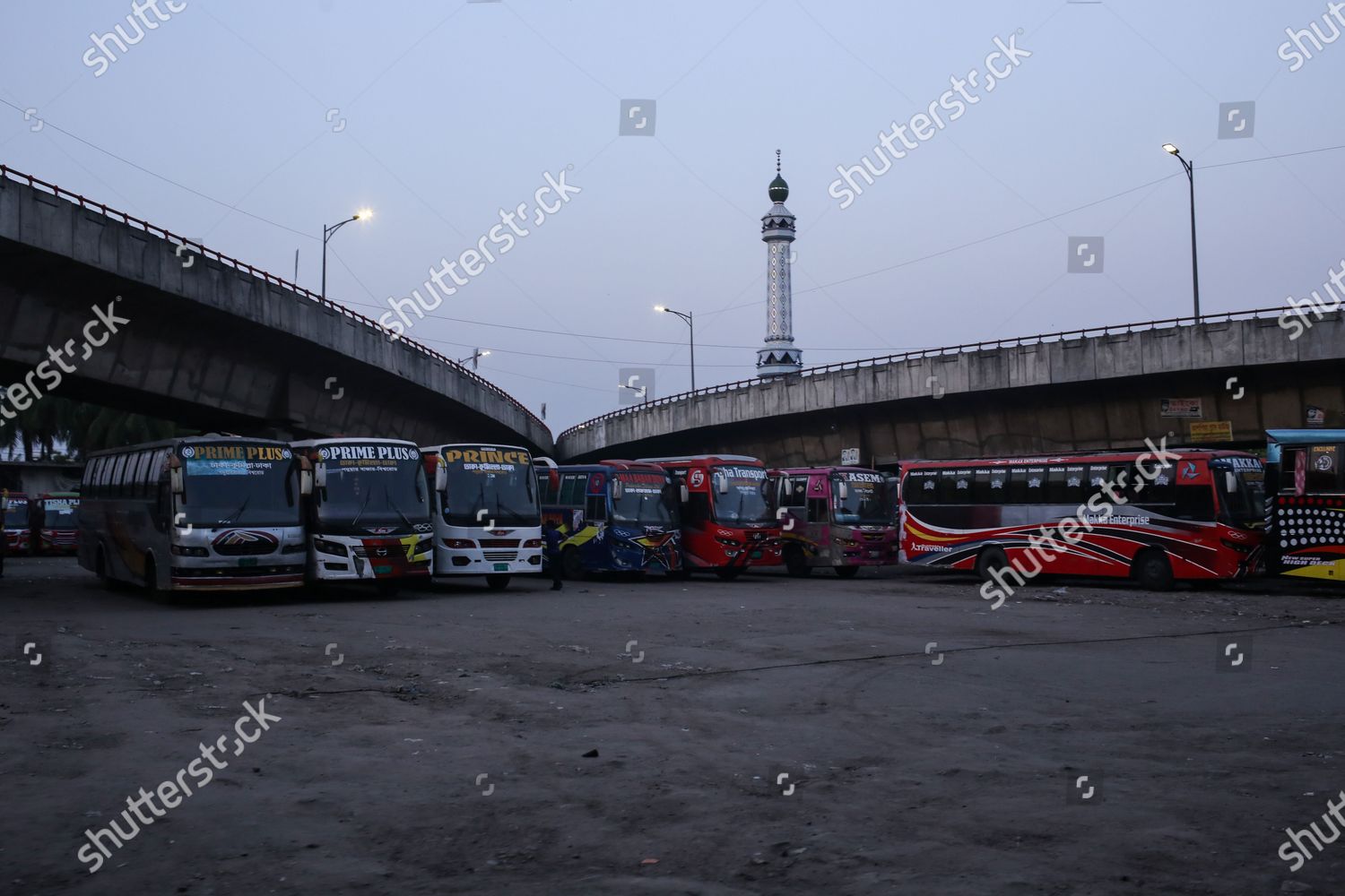 Sayedabad Bus Terminal One Busiest Inter Editorial Stock Photo - Stock ...