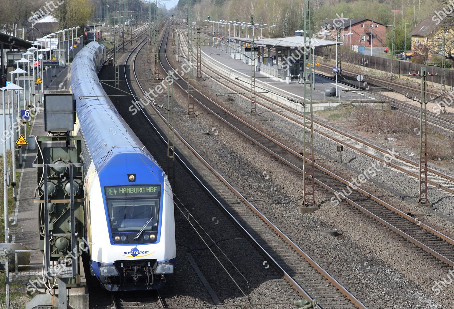 Passenger Train Train Company Metronom Leaves Editorial Stock Photo ...