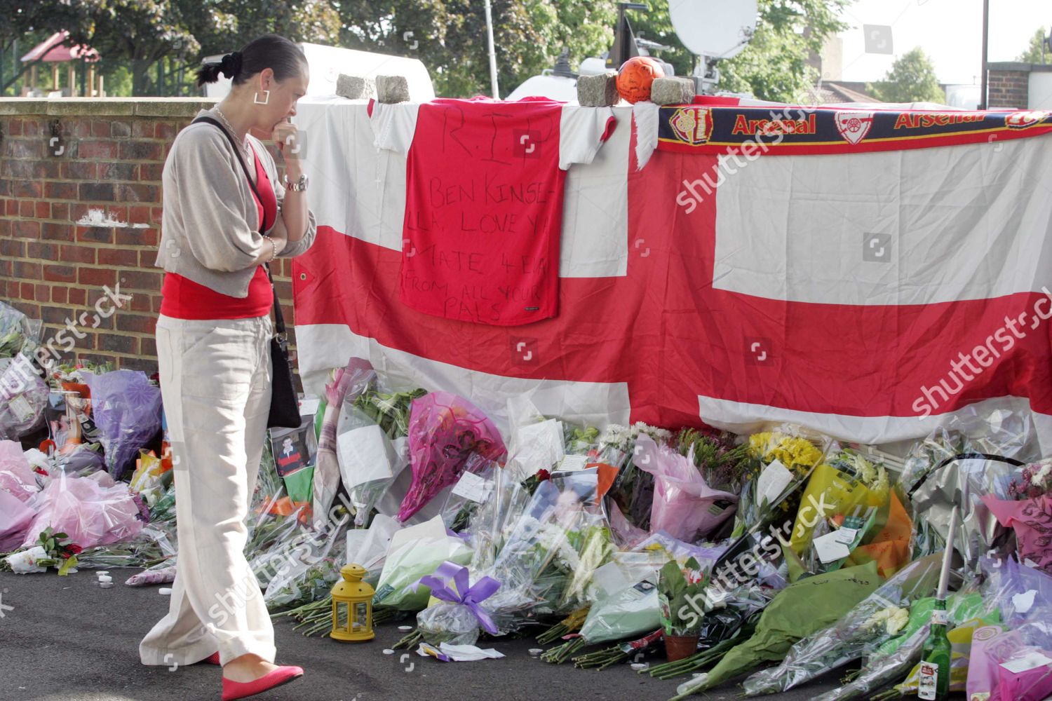 Floral Tributes Murder Victim Ben Kinsella Editorial Stock Photo ...