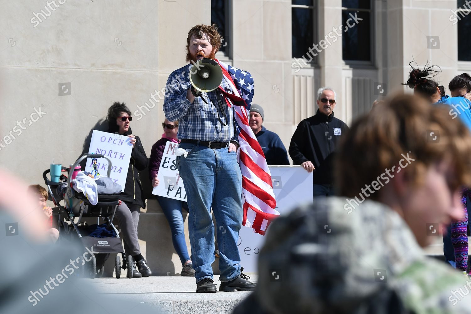 James Inwood Bismarck Addresses Citizens Flags Editorial Stock Photo ...