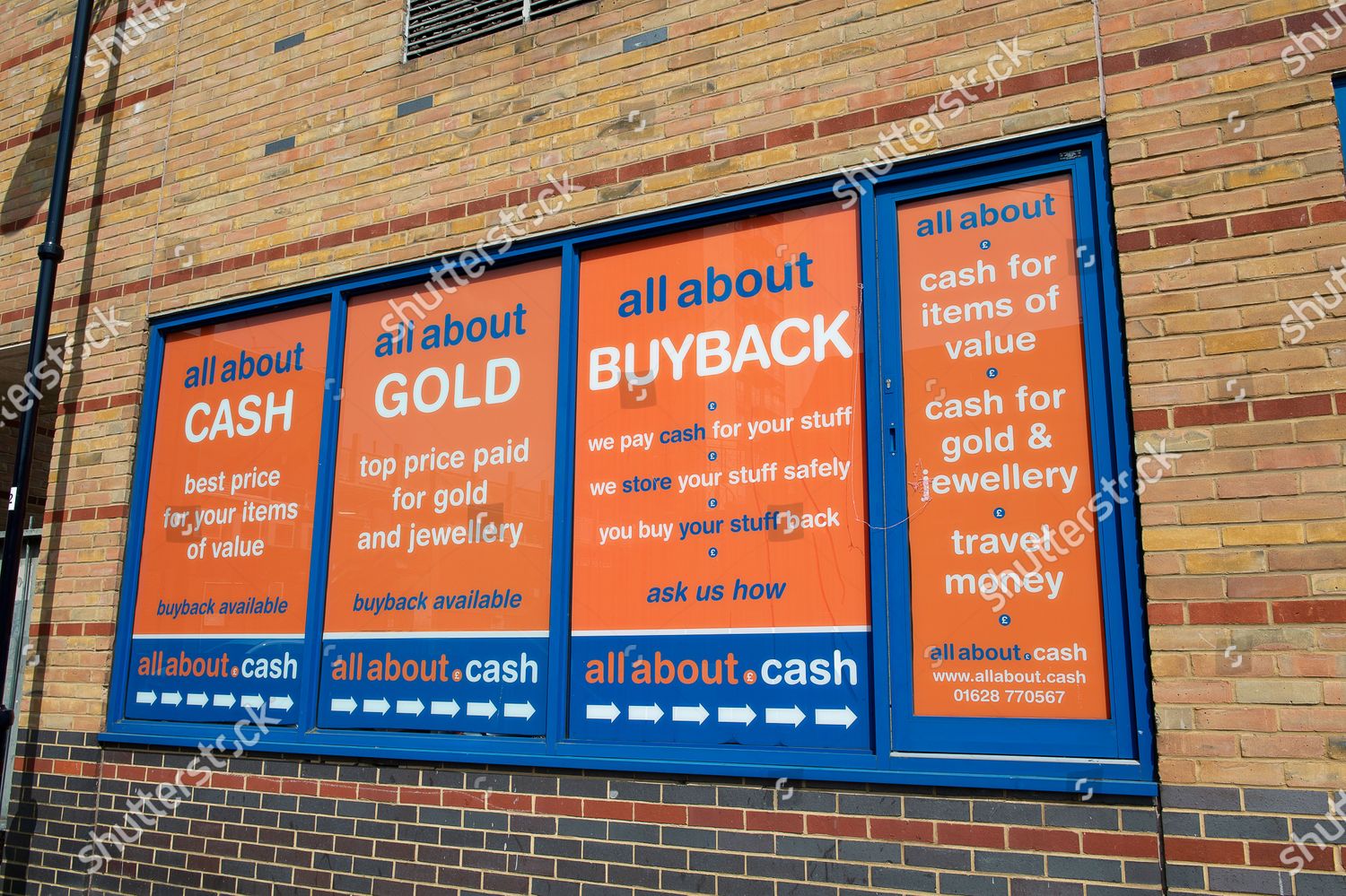 All About Cash Store Maidenhead Berkshire Editorial Stock Photo - Stock ...