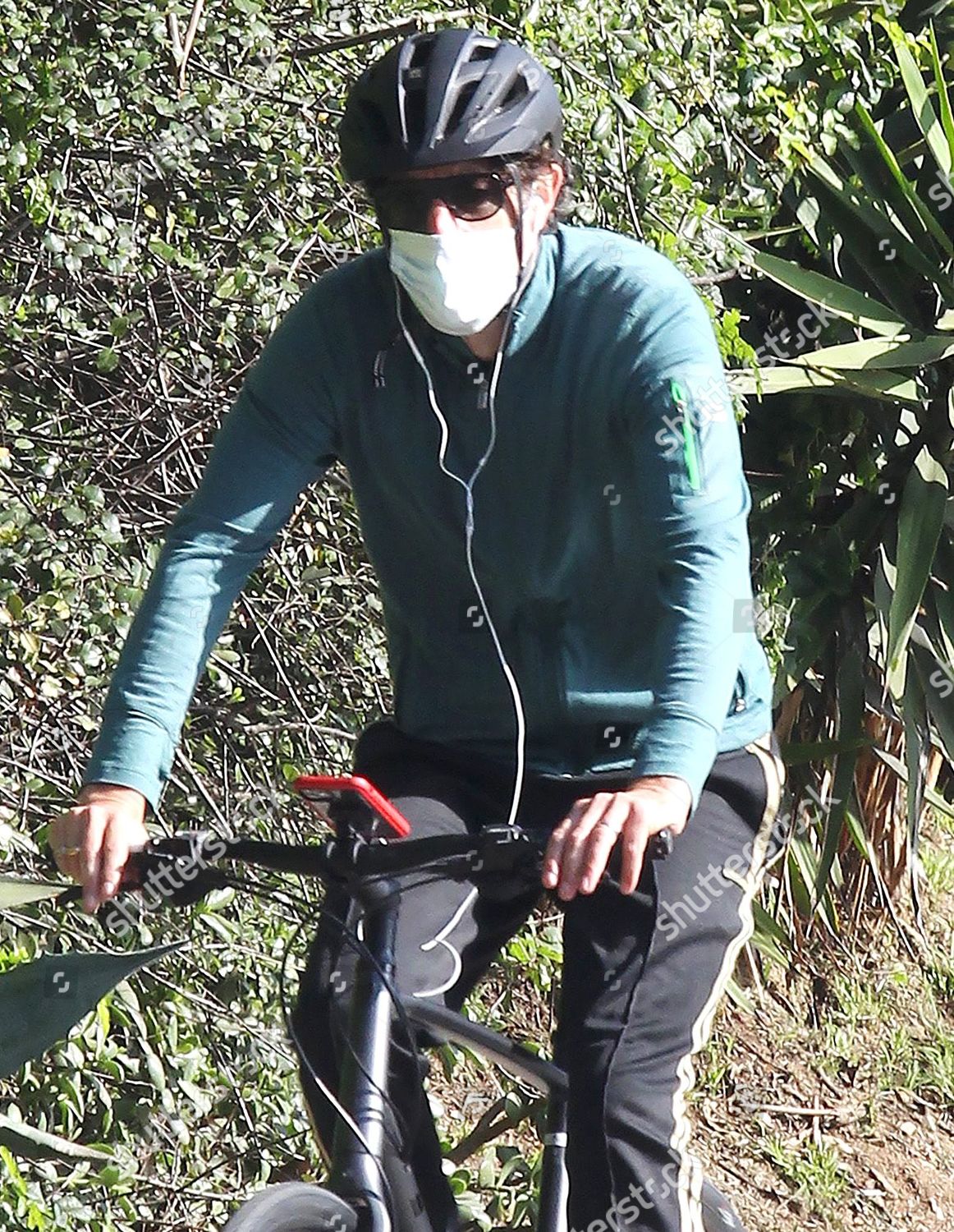 Sacha Baron Cohen Rides His Bike Editorial Stock Photo - Stock Image ...