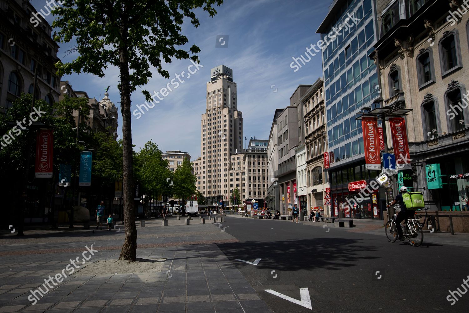 Illustration Picture Shows Meir Shopping Street Editorial Stock Photo ...