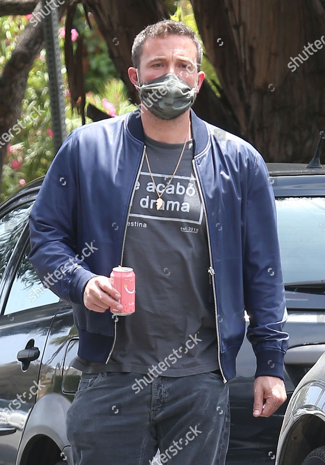 Ben Affleck Out About Wearing Mask Editorial Stock Photo - Stock Image ...