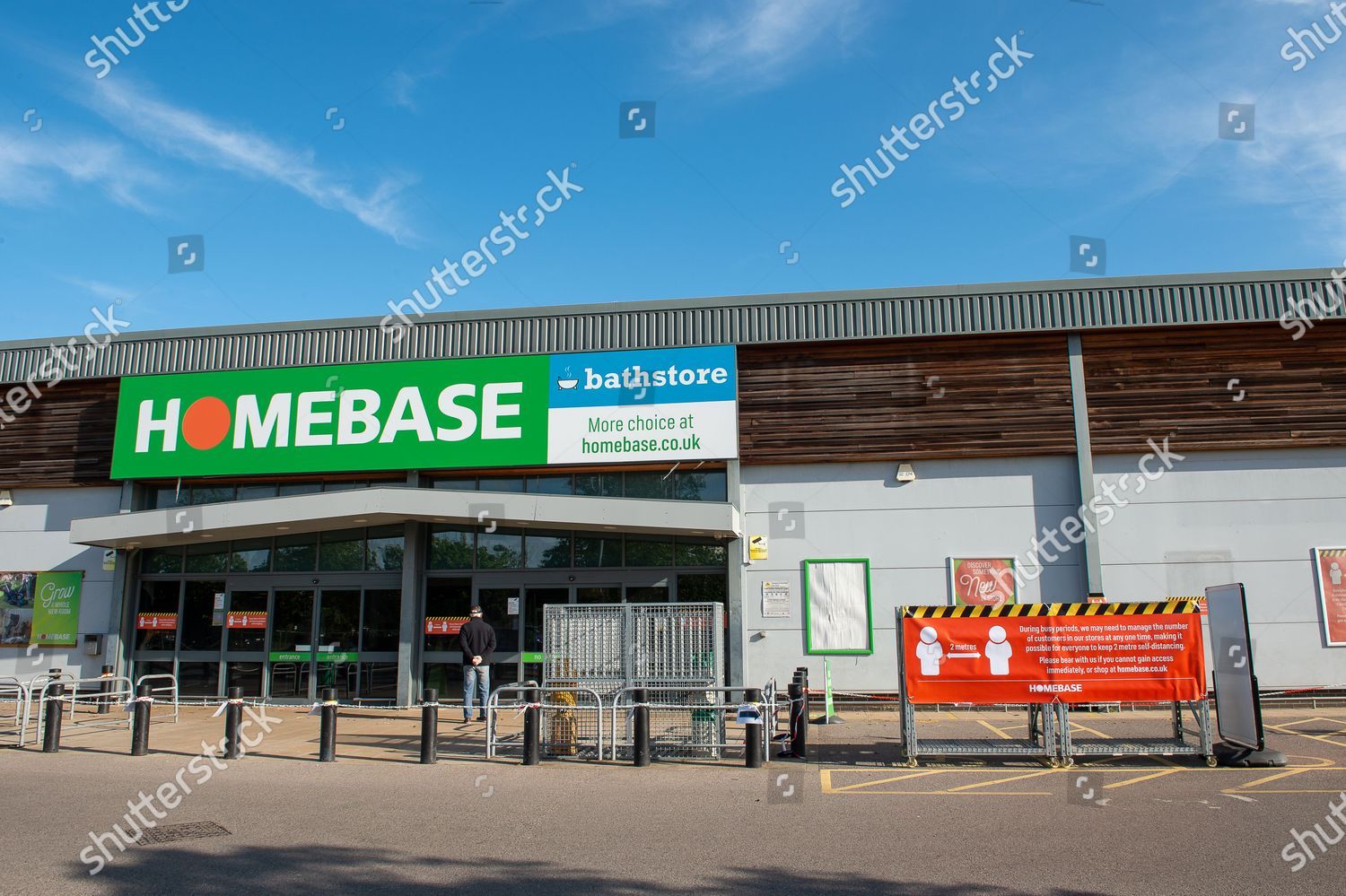 Man Waits Outside Homebase Maidenhead Open Editorial Stock Photo ...