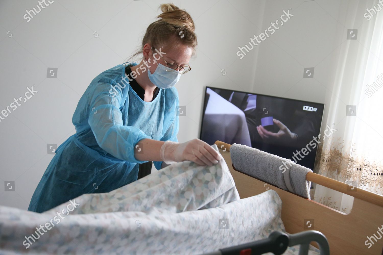 Nurse Home Hospitalization Department Private Hospital Editorial Stock ...