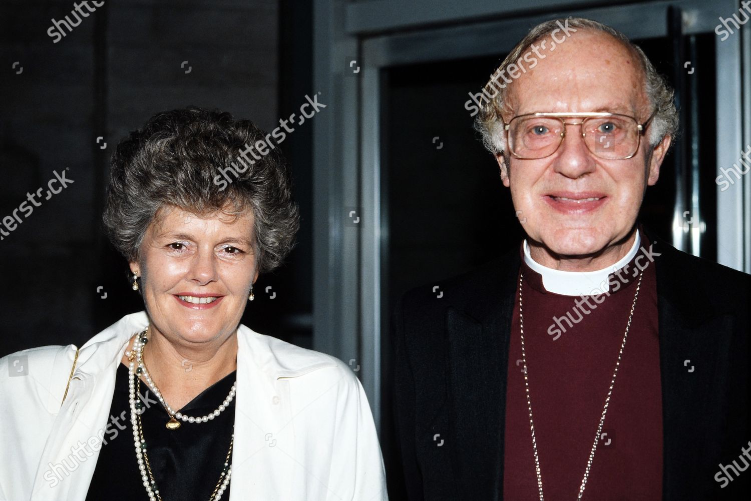 Robert Runcie Archbishop Canterbury Wife Rosalind Editorial Stock Photo ...