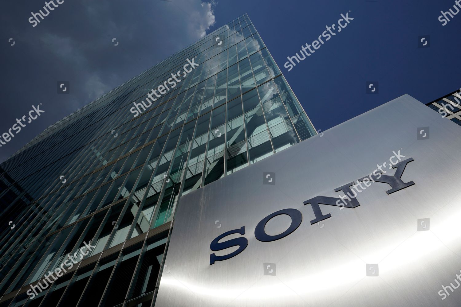 Sony Logo Seen Company Headquarters Tokyo Editorial Stock Photo - Stock ...