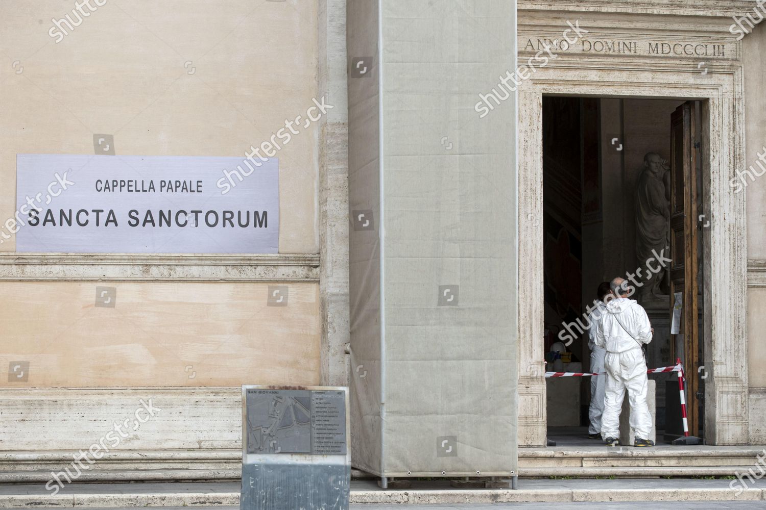 Entrance Scala Sancta Holy Stairs Piazza Editorial Stock Photo - Stock ...