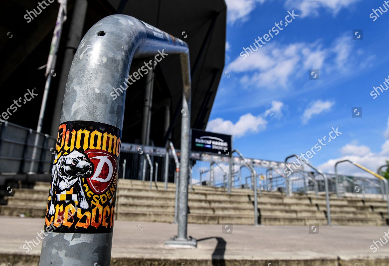 Dynamo Dresden Sticker Seen Entrance Gates Editorial Stock Photo ...