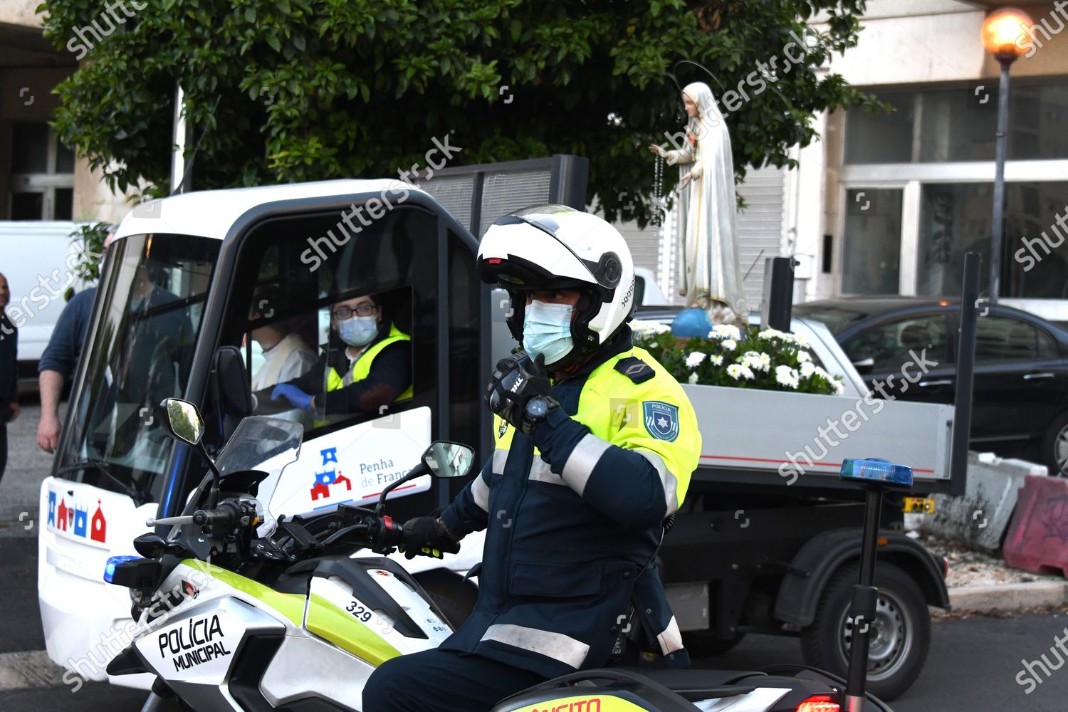Community Council Employees Police Officers Wearing Editorial Stock ...