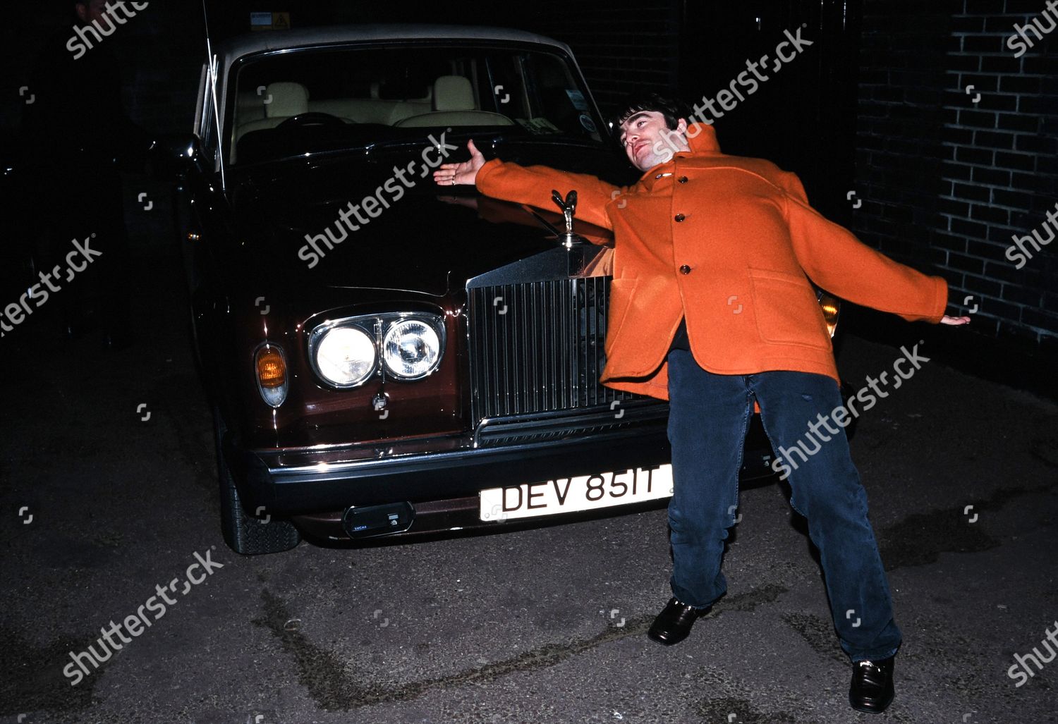 Noel Gallagher His Rolls Royce Car Editorial Stock Photo - Stock Image ...