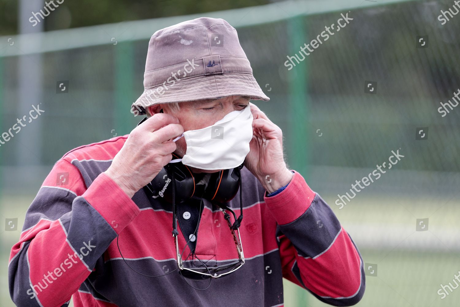 Club Groundsman Michael Relihan Gates Scoreboards Editorial Stock Photo ...
