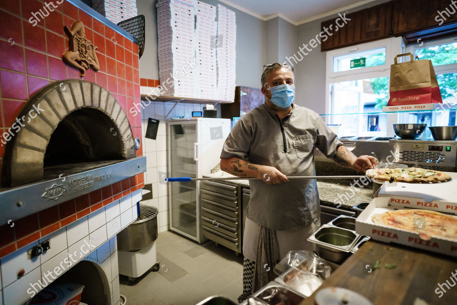 Owner Italian Restaurant Pepe Nero Maurizio Editorial Stock Photo ...