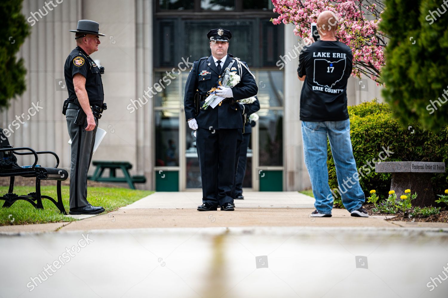 Police Officers Erie County Honor Guard Editorial Stock Photo - Stock ...