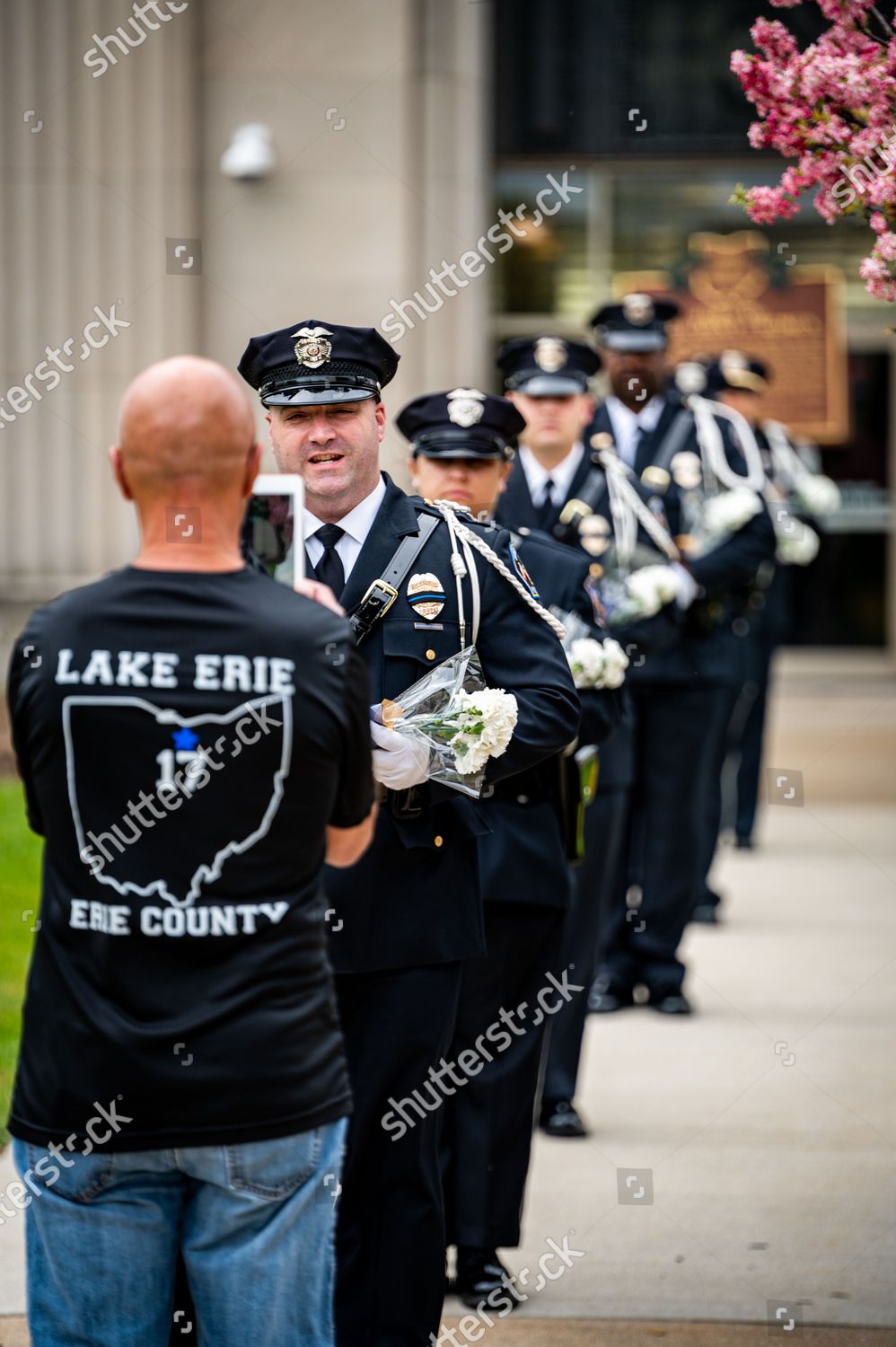 Police Officers Erie County Honor Guard Editorial Stock Photo - Stock ...