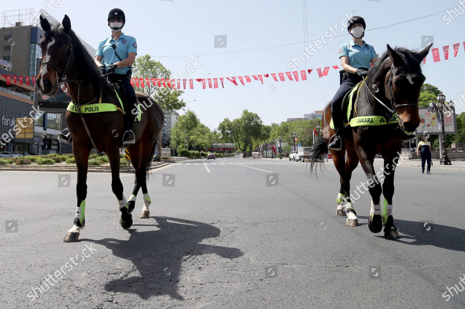 Turkish Female Police Officers Wear Face Editorial Stock Photo - Stock ...