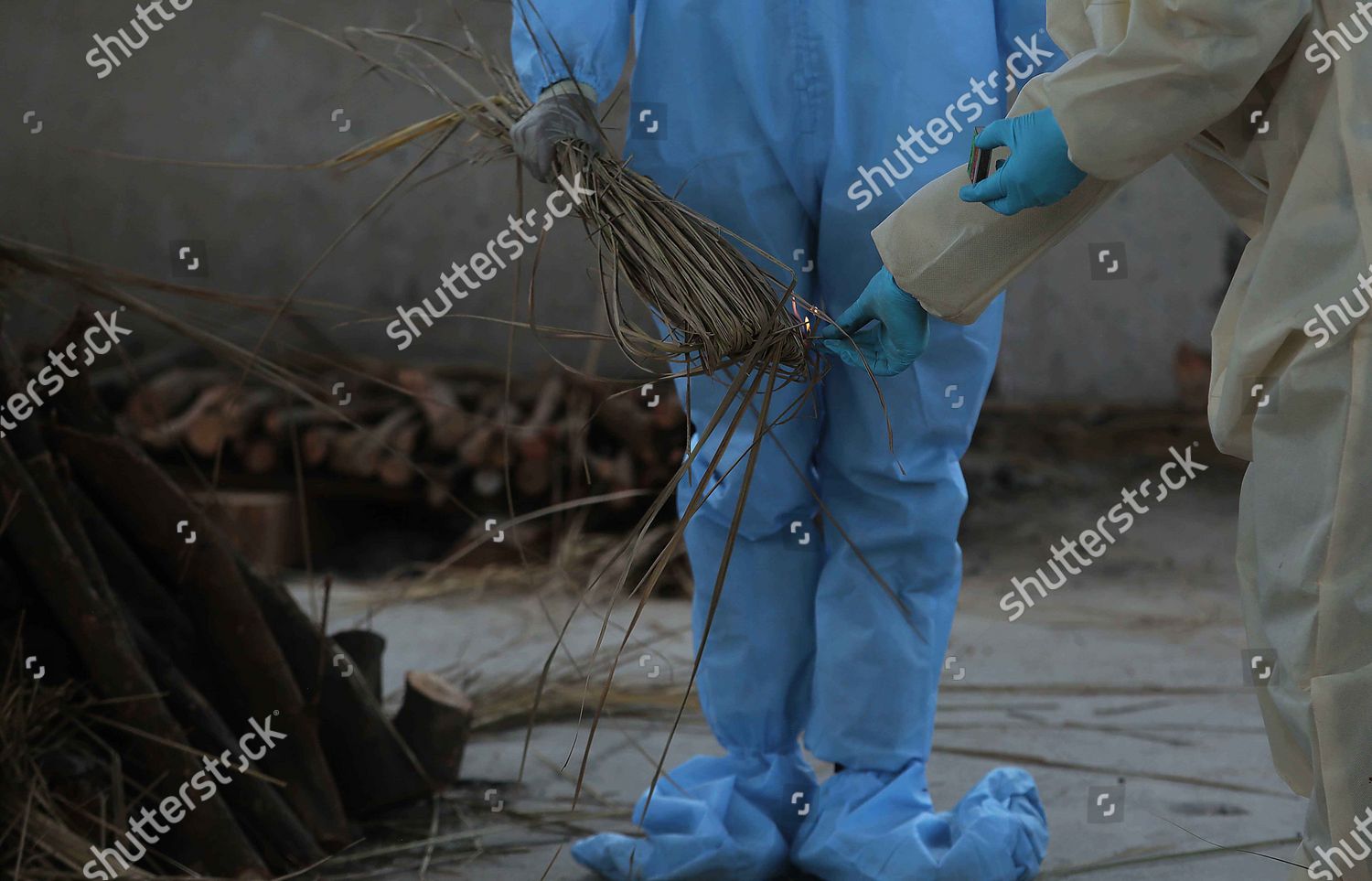 Mortuary Staff Sms Hospital Ppe Suits Editorial Stock Photo - Stock ...
