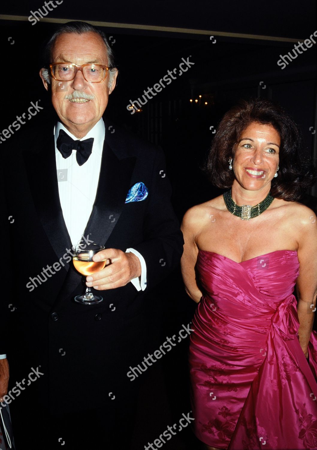 Alan Whicker Partner Valerie Kleeman C1990 Editorial Stock Photo ...