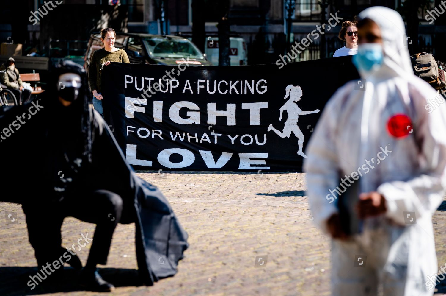 Activists Code Rood Code Red Demonstrate Editorial Stock Photo - Stock ...