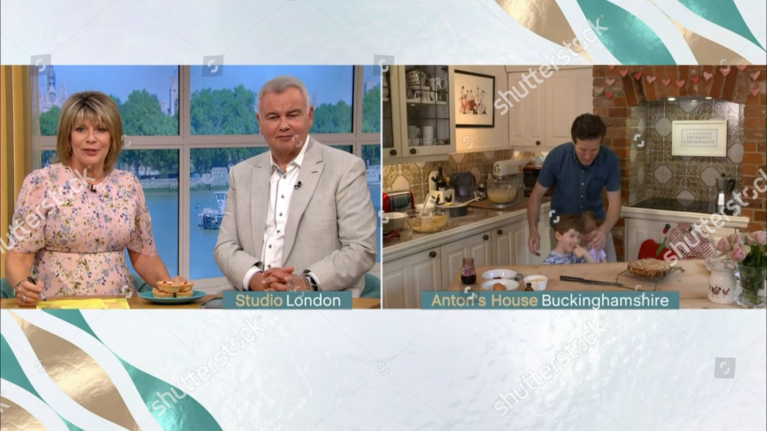 Eamonn Holmes Ruth Langsford Anton Du Editorial Stock Photo - Stock ...