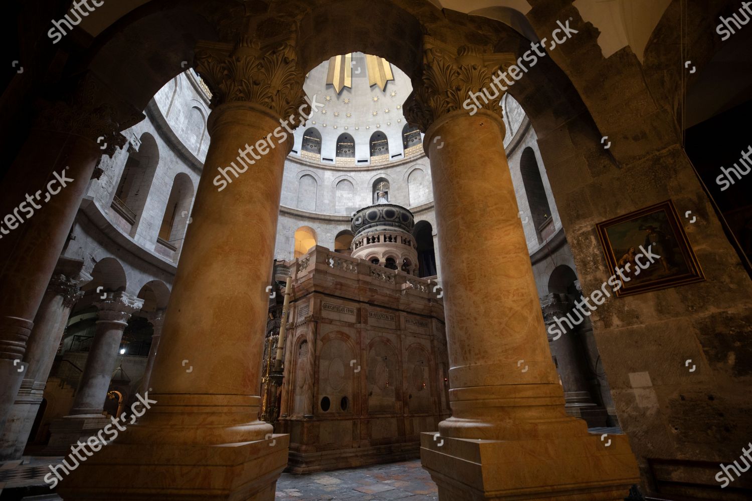 View Aedicule Church Holy Sepulchre Jerusalems Editorial Stock Photo ...